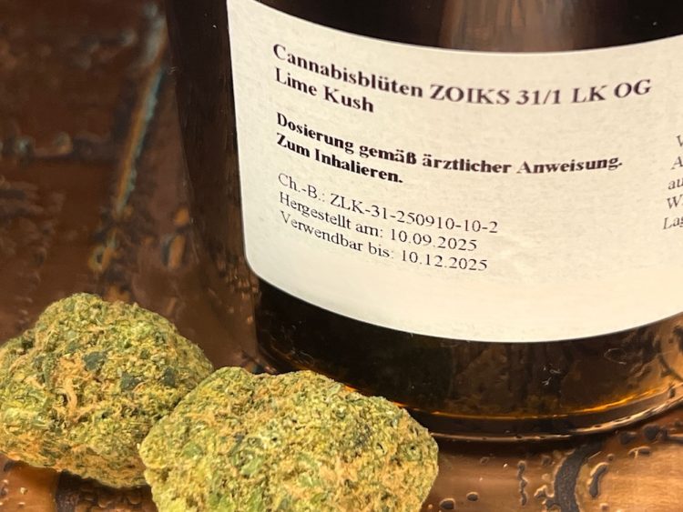 Zoiks 26/1 LK OG Lime Kushレビュー | 医療用大麻 | Hanf Magazin